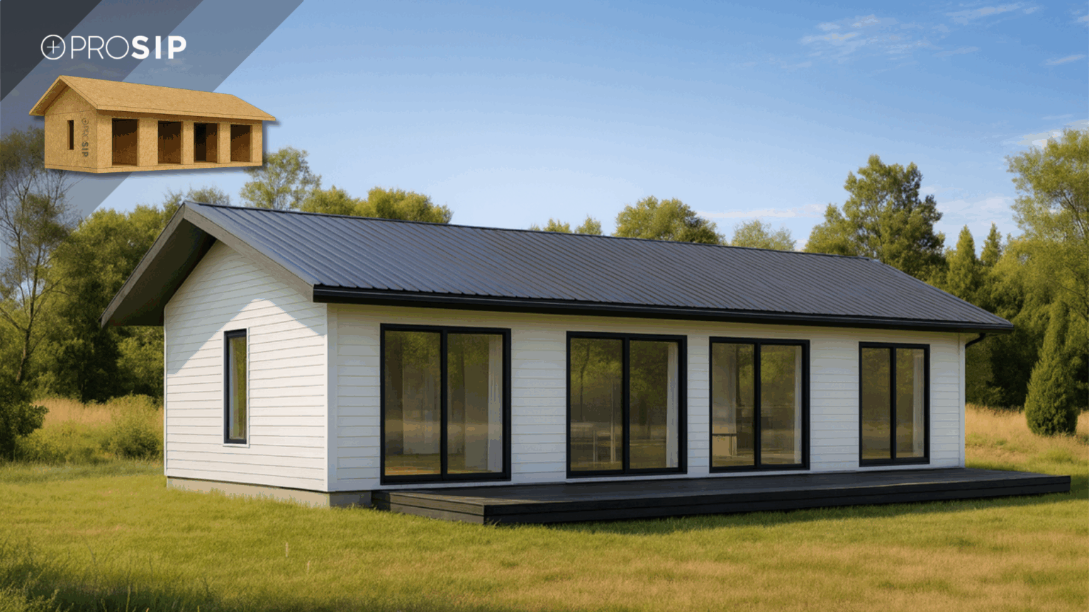 Casa PROSIP 80 m2 - 2 dormitorios en Panel SIP Clásica — Expertos en ...